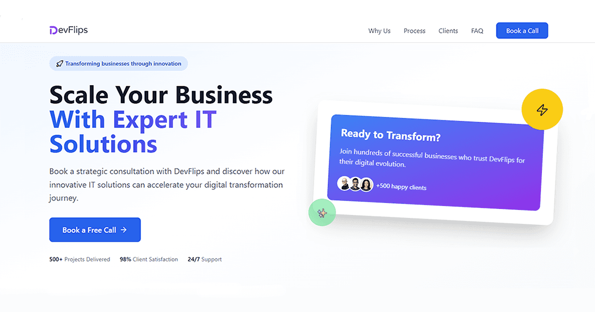 Scale Your Business with Expert IT Solutions | DevFlips
